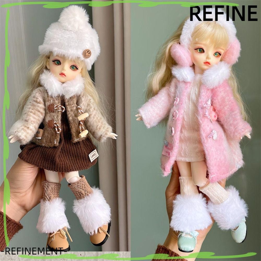 REFINEMENT 30cm Doll Clothes, Mini Multistyles 1/6 BJD Doll Outfit Set ...