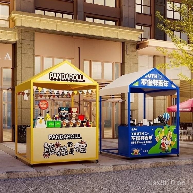 Outdoor Market Stall Internet Celebrity Night Market Promotion Mobile ...