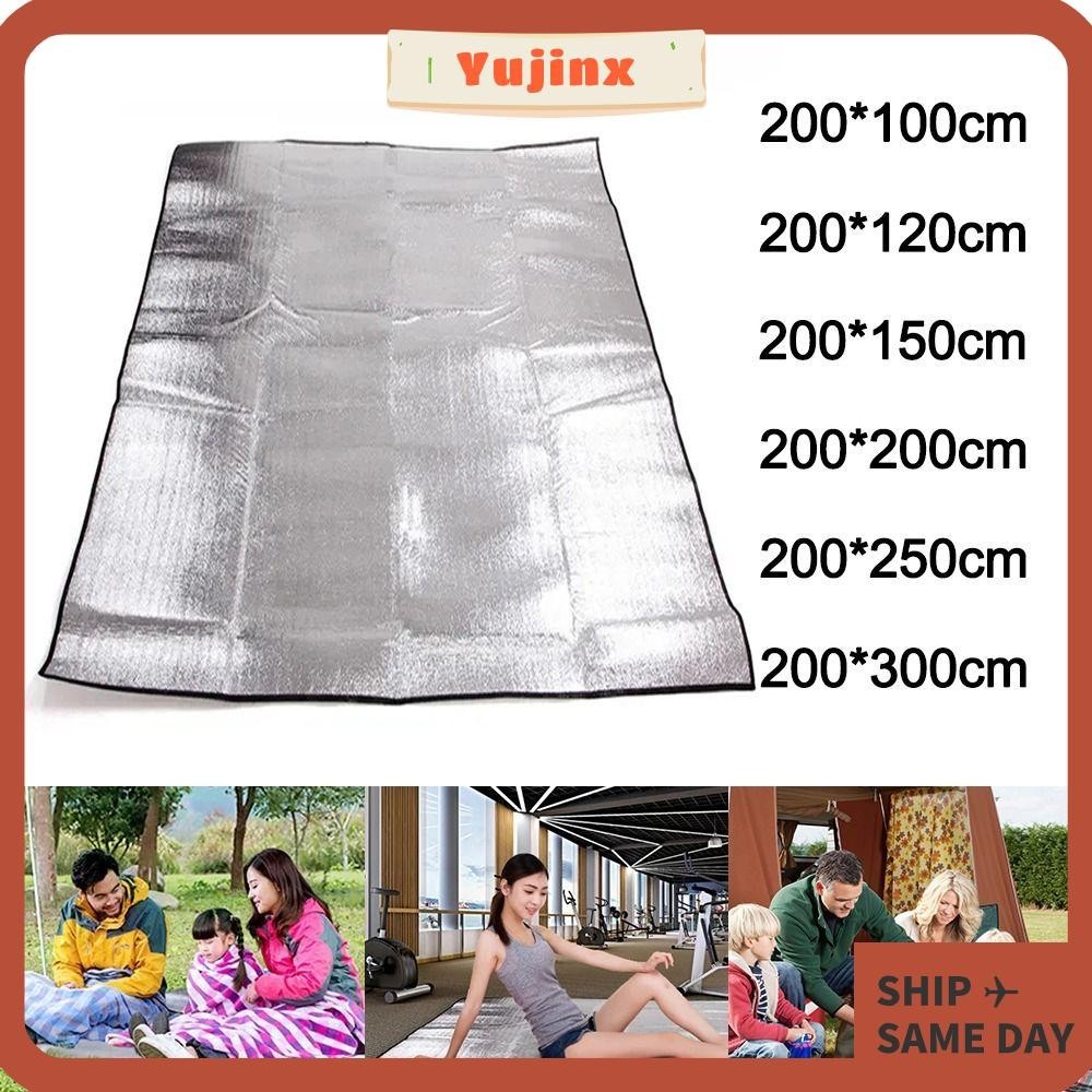 YUJINX Camping Mat, Thermal Waterproof Insulation Foam Foil Mat ...