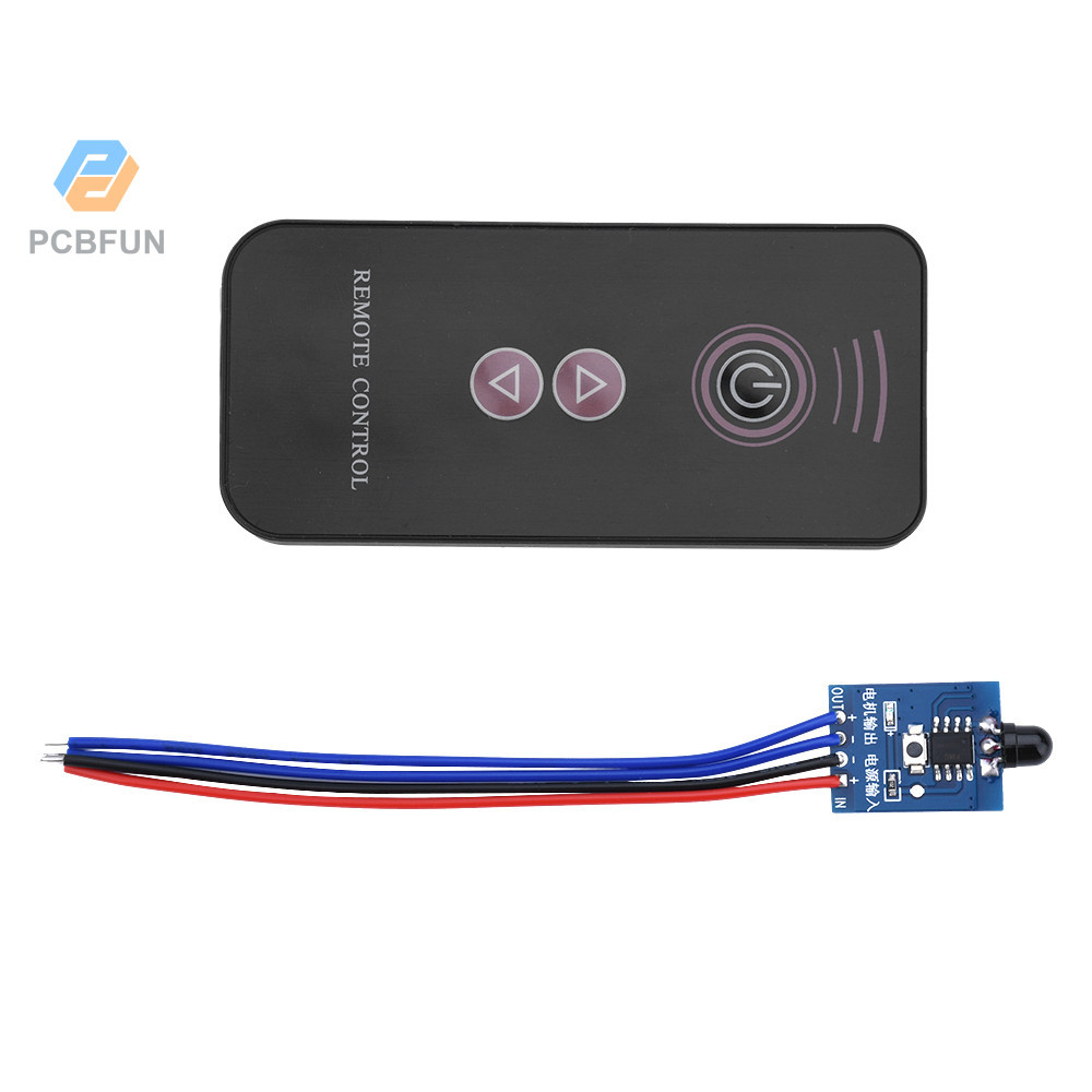 Pcbfun DC3-12V Miniature Wireless Remote Control Forward and Reverse ...
