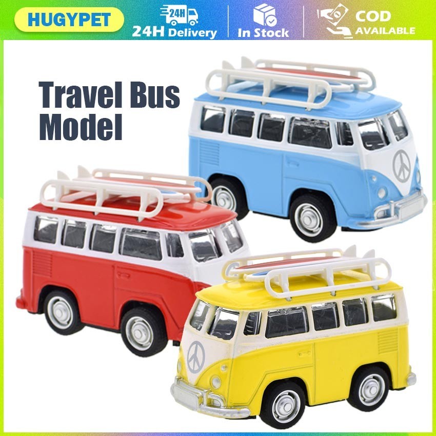 Bus Alloy Diecasts Toy Pull Back Car Models Metal Vehicles Classical ...