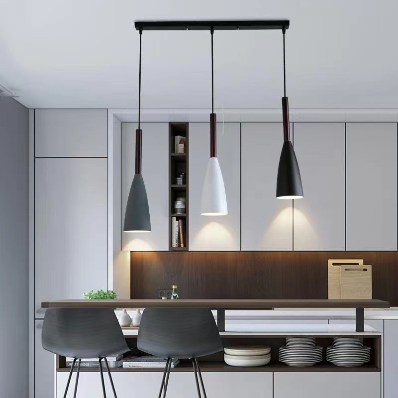 Chandelier Ceiling Light Bar Counter Pendant Lights For Kitchen Hanging ...