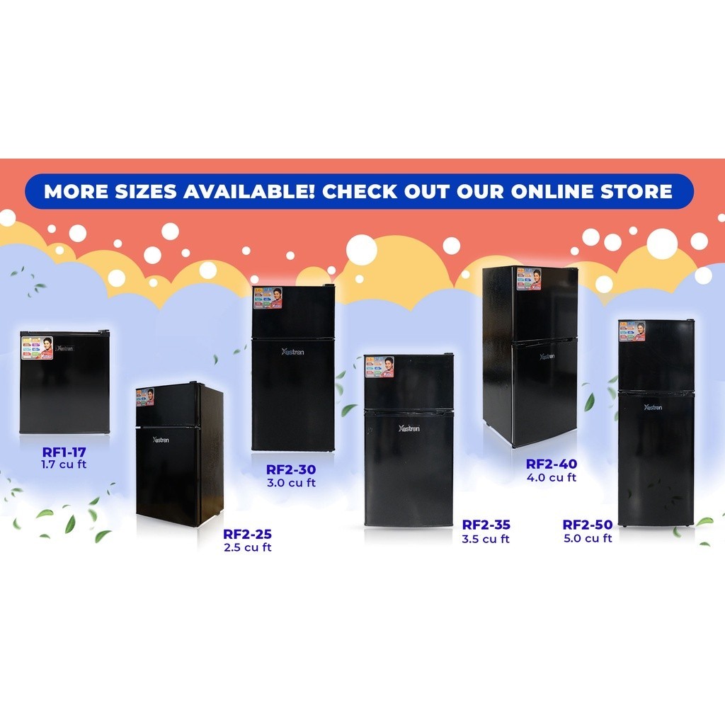 Astron RF235 Two Door Refrigerator - 3.5 cubic feet | Top Freezer ...