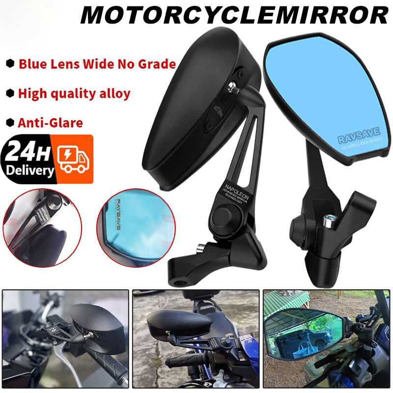 Motorcycle Side Mirror Street King V2 360 ° Explosion-Proof Anti-glare ...
