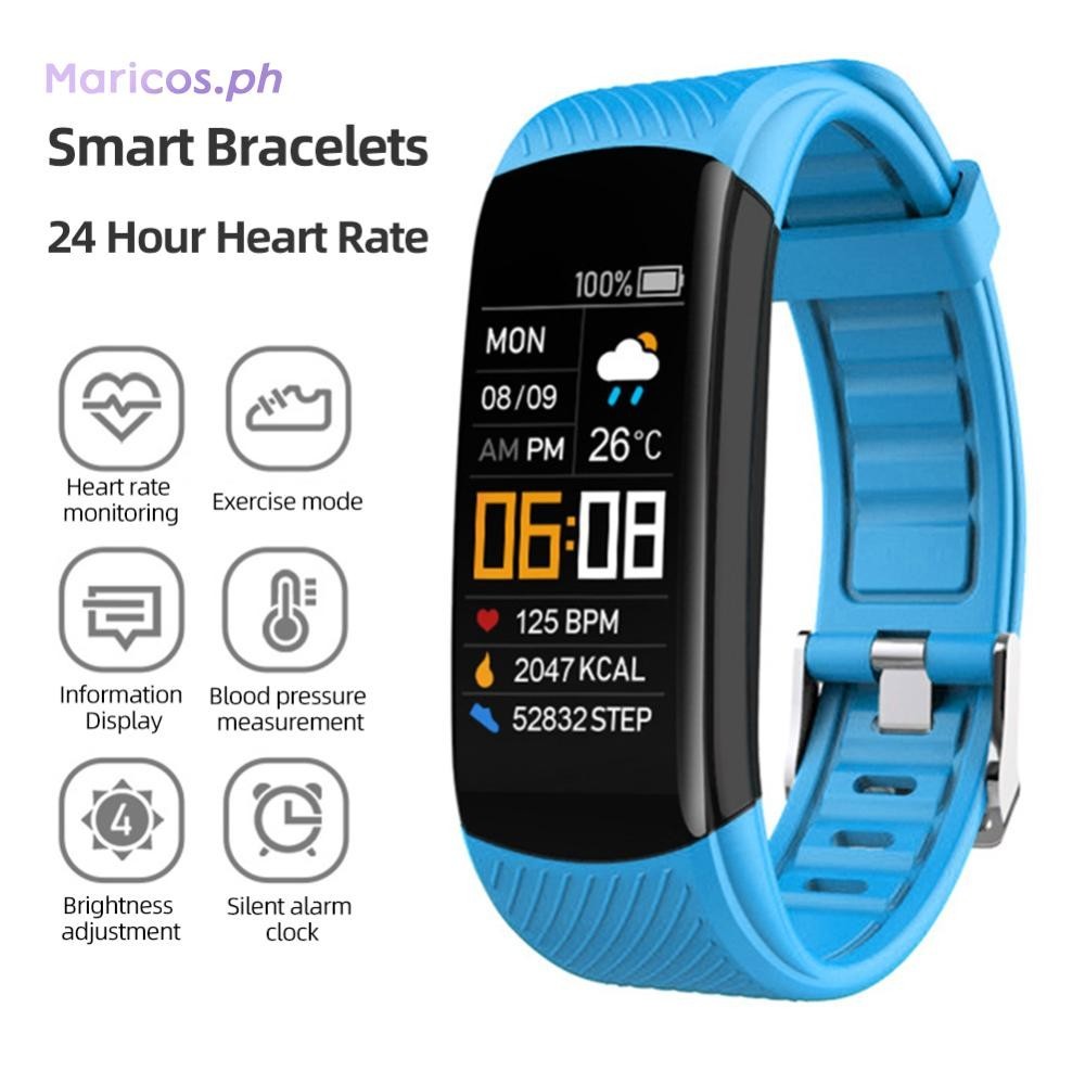 Electronic Watch Step Counter Fitness Tracker Color Screen for Outdoor ...
