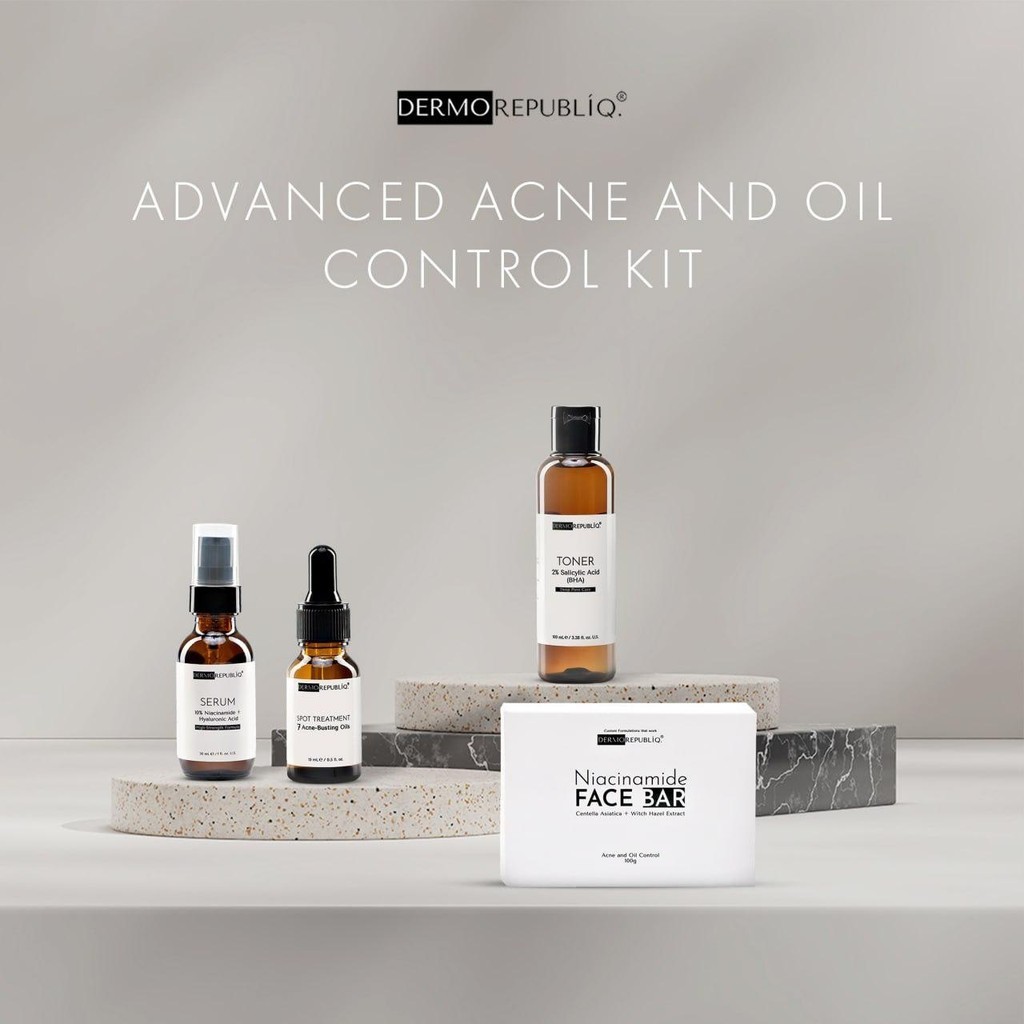 Dermorepubliq Advanced Acne and Oil Control Kit | Shopee Philippines