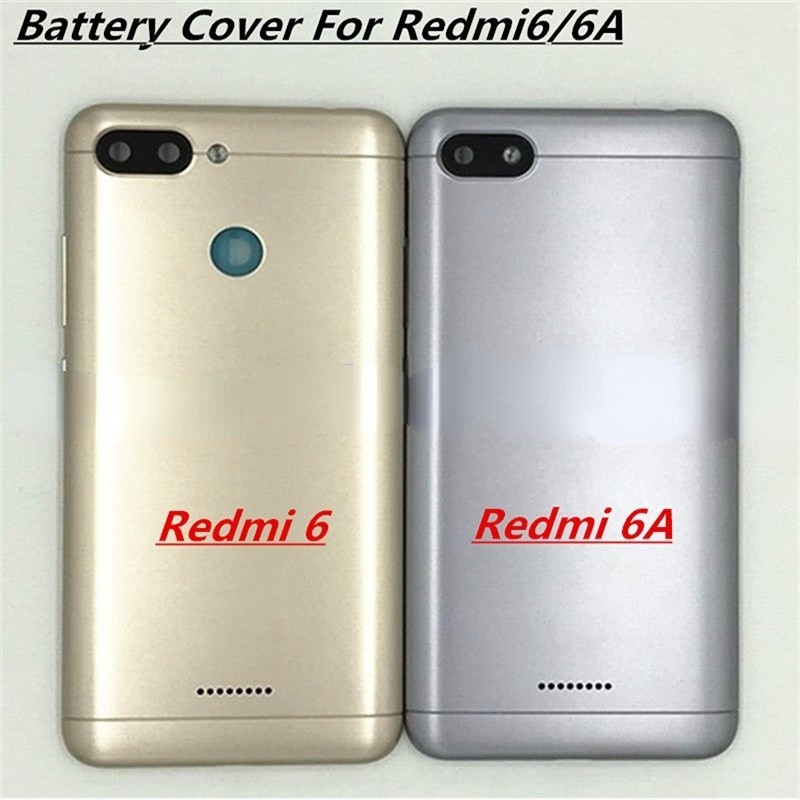 New Original Battery Back Cover Door For Xiaomi Redmi 6 6A Redmi6 With ...