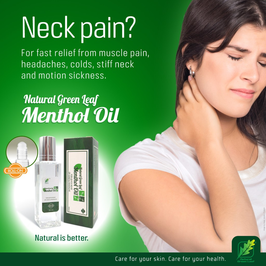 (HOMEY ) / Menthol Oil 10ml By Natural Green Leaf tools | Shopee ...