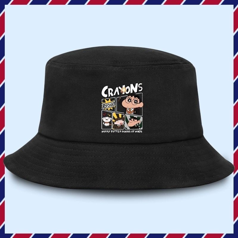 Harry Potter Co-Branded Crayon Shin-Chan Cartoon Trendy Loose Male ...