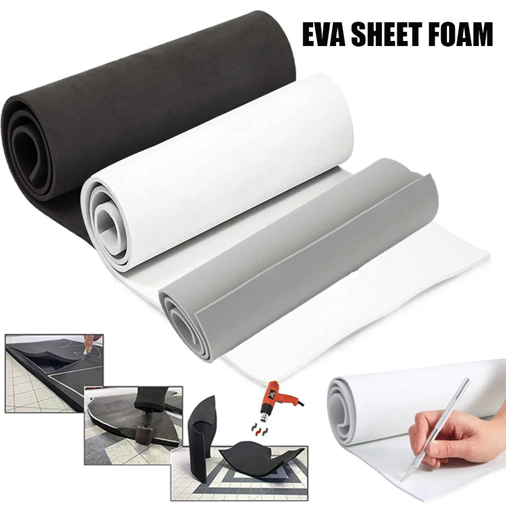 Premium Cosplay EVA Foam Sheet,1mm to 10mm Thick, Black Foam Sheets ...