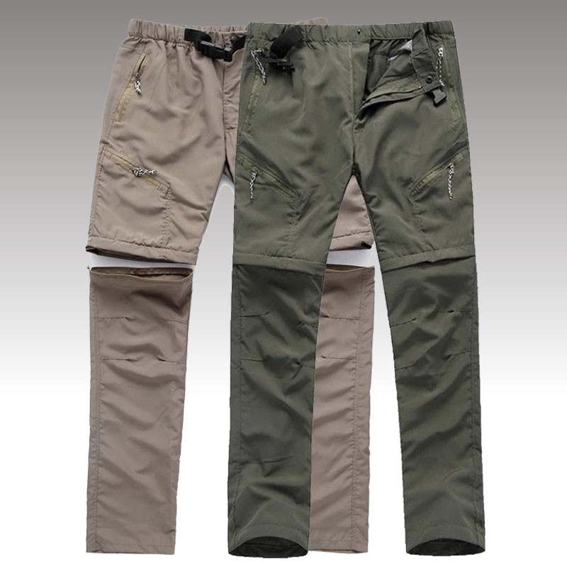 Detachable Quick Dry Cargo Pants Men Waterproof Active Multifunction ...