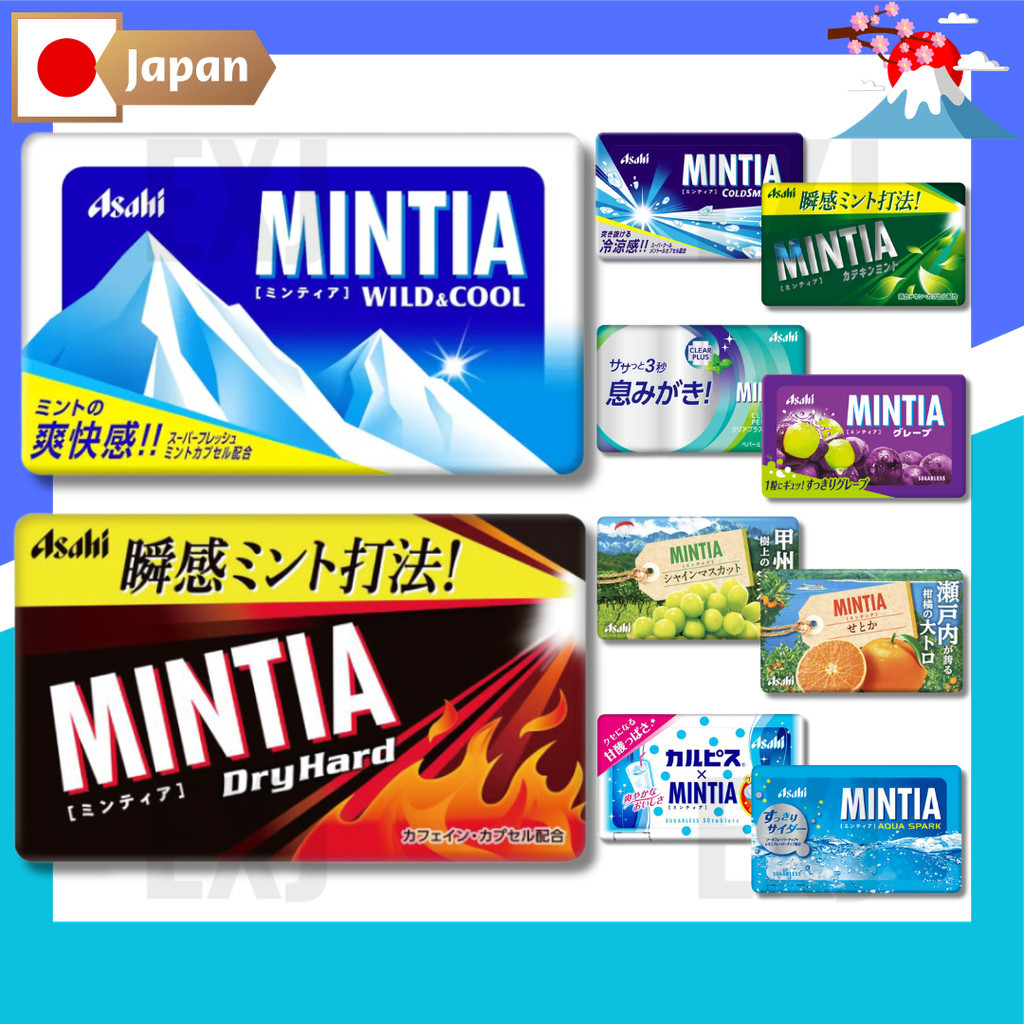 Asahi Mintia mint flavor tablets 50 grains [Direct From Japan] | Shopee Philippines