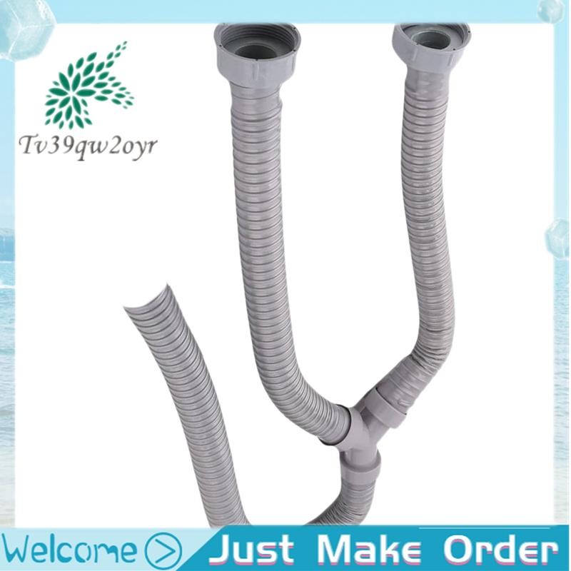 【Tv39qw2oyr】3.5Ft Washing Machine Pvc Y Shaped Drain Discharge Hose ...
