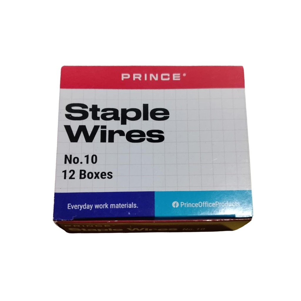 Prince Staple Wire No. 10 | 12Box | Shopee Philippines