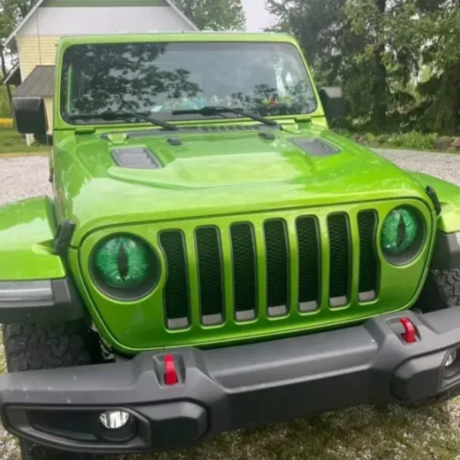 Beast Headlight Decals Off-Road Beast Eye Car Stickers Wrangler ...