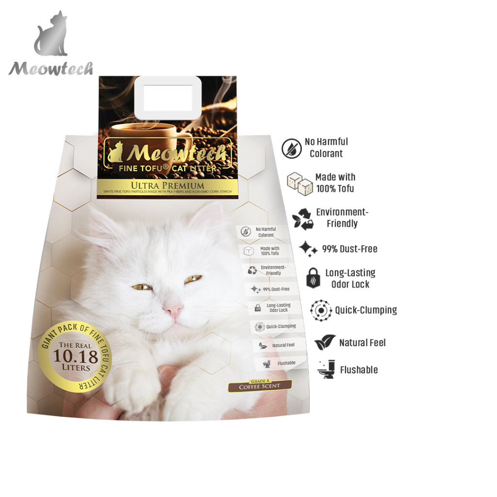 Meowtech Fine Tofu Cat Litter 10.18L | Shopee Philippines
