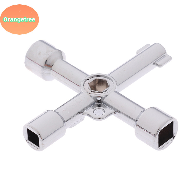 OrangeTree 4 Way Utility Key for Electric Water Gas Meter Box Cupboard ...