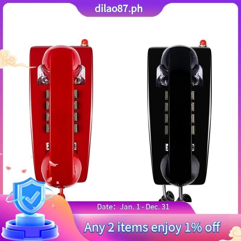 Classic Wall Phones for Landline with Mechanical Ringing, Single Line ...