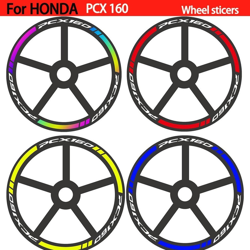 For PCX160 PCX 160 Mags Stickers Decals Set for 2pcs Front and Back ...