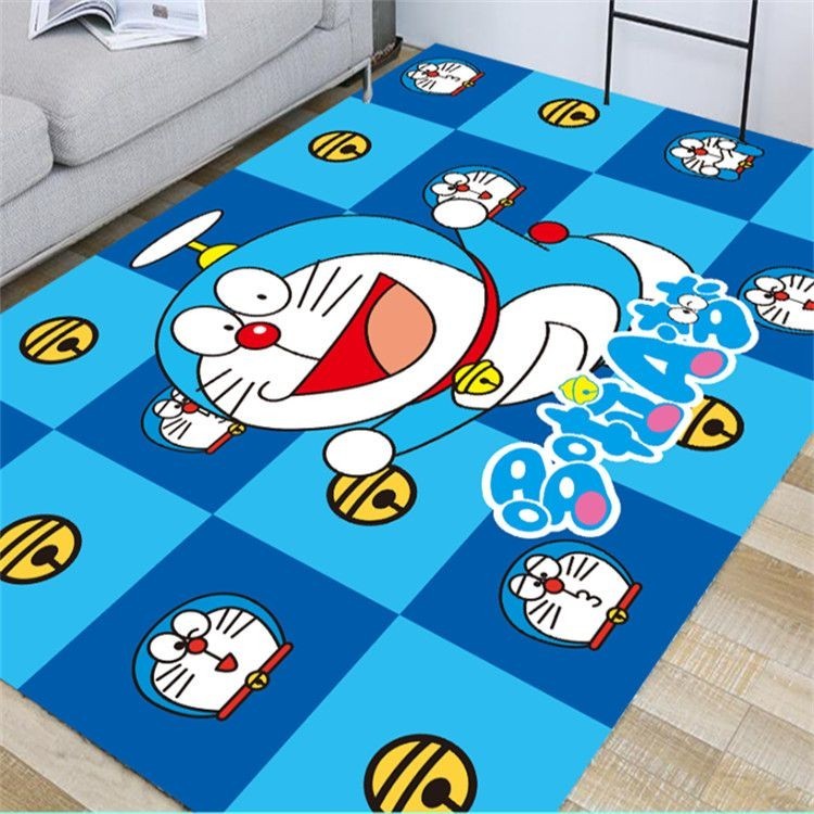 doraemon Bedroom Bedside Carpet Wind Cute Cartoon Room Small Floor Mat ...