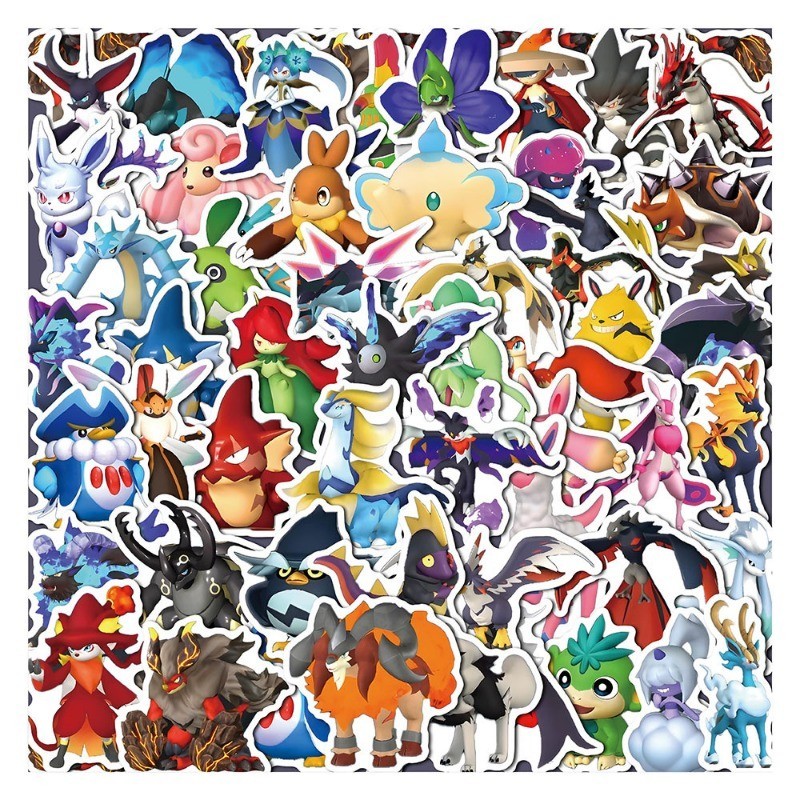 Z&M Palworld-2 Stickers 50Pcs/Set Waterproof Stickers Decal for Toys ...