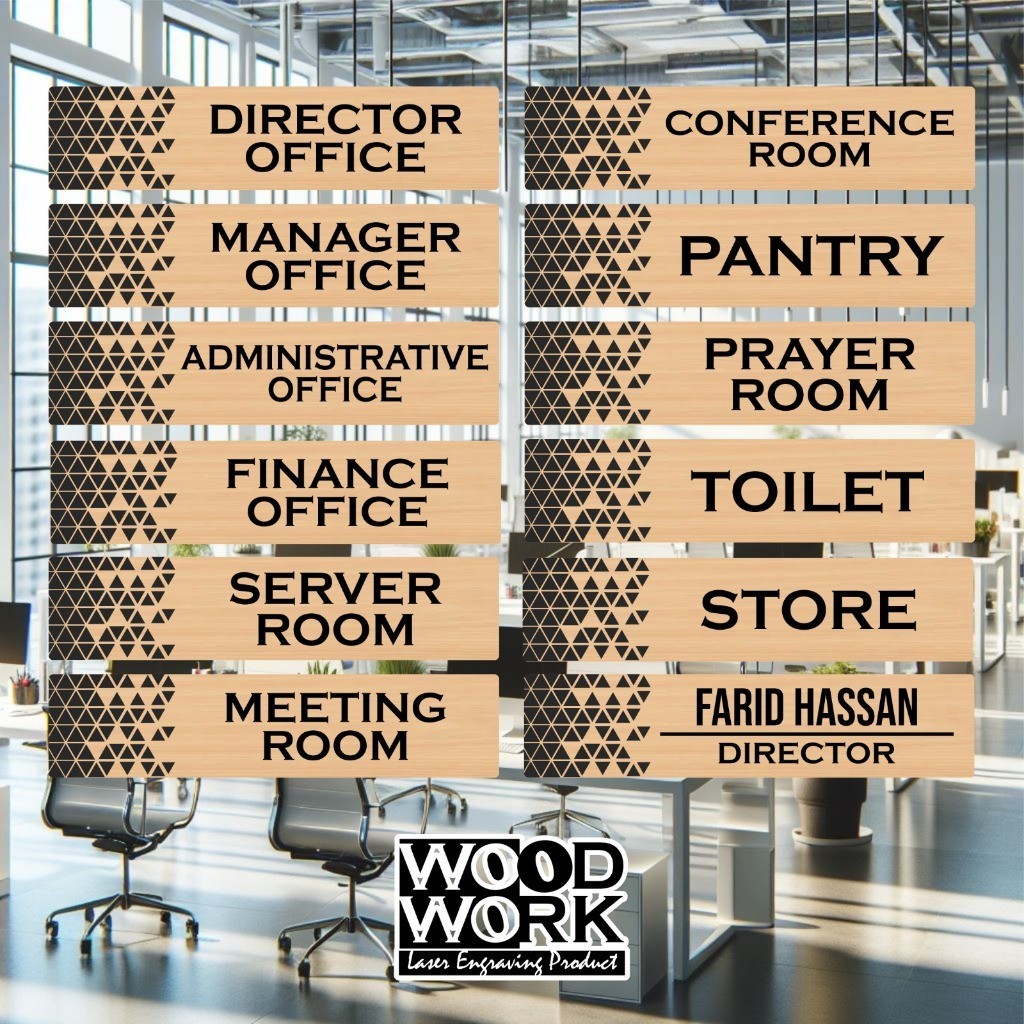 Printing Custom Wording Acrylic Office Sign,Wall Sign, Door Sign, Name ...