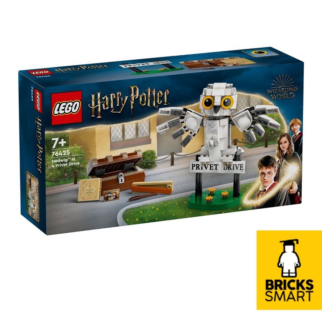 LEGO 76425 Harry Potter Hedwig at 4 Privet Drive Building Toy Set (337 ...