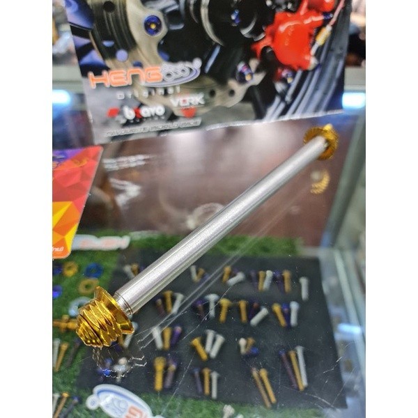 HENG ORIG EHE FRONT AXLE FOR YAMAHA NMAX V1/V2 | Shopee Philippines