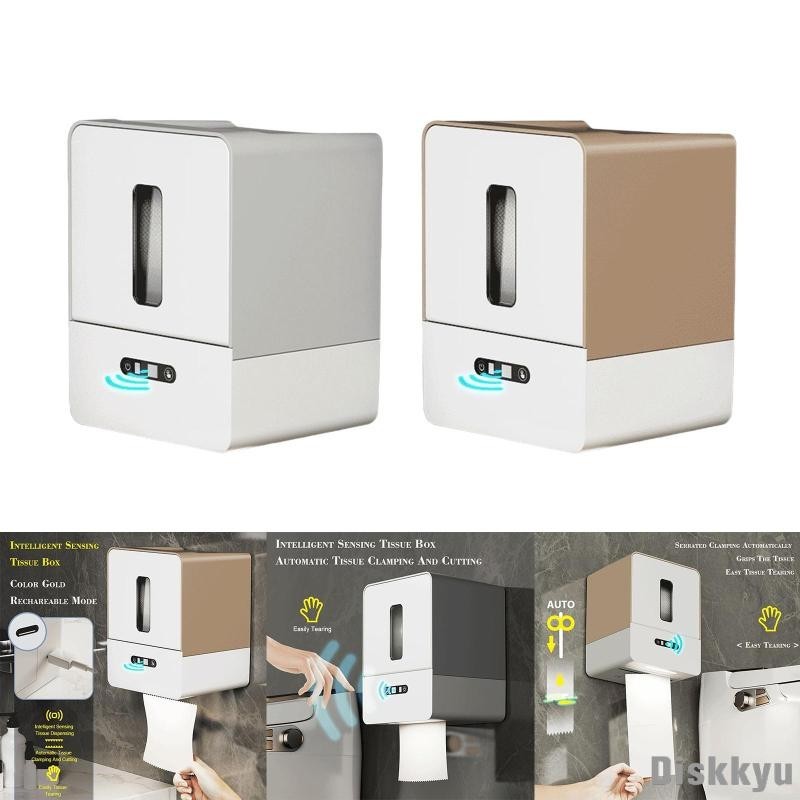 [Diskkyu] Intelligent Sensor Tissue Box Tissue Napkins Rack Waterproof ...