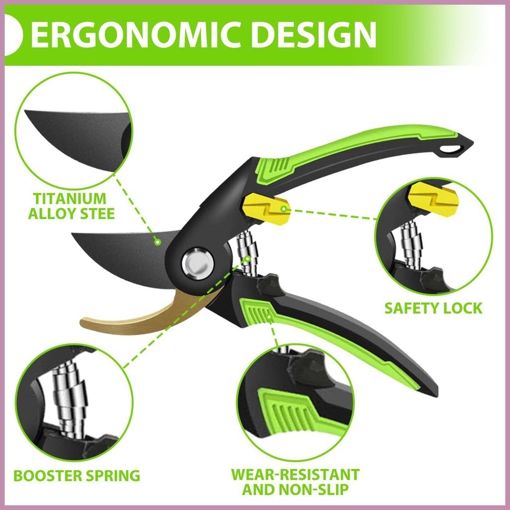 Garden Scissors for Plant Scissors Shears for Flower Cutting Branch ...