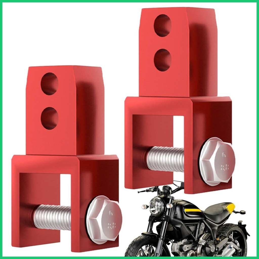 Motorcycle Rear Shock Extender 2pcs Height Extension Absorber Riser ...