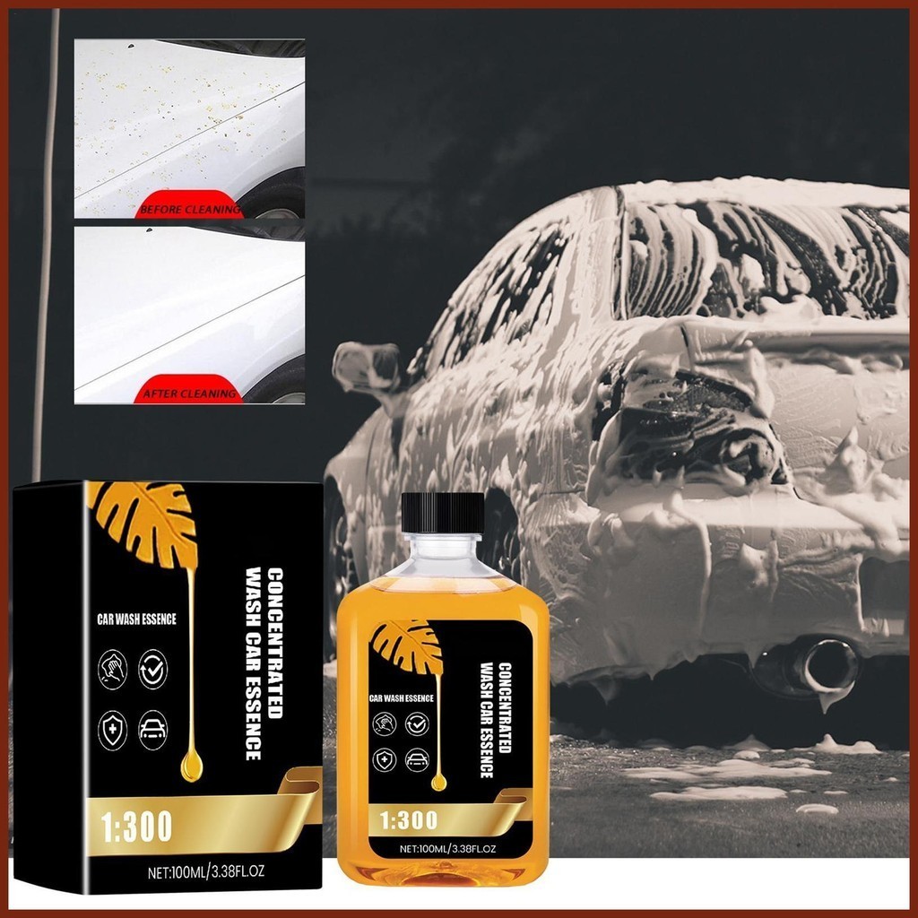 Carnauba Wax Car Wash 100ml Shine Restoration Foaming Cleaning Agent ...