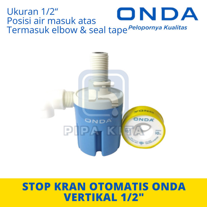 1/2 Inch Vertical Automatic Faucet Stop ONDA Vertical Water Faucet ...