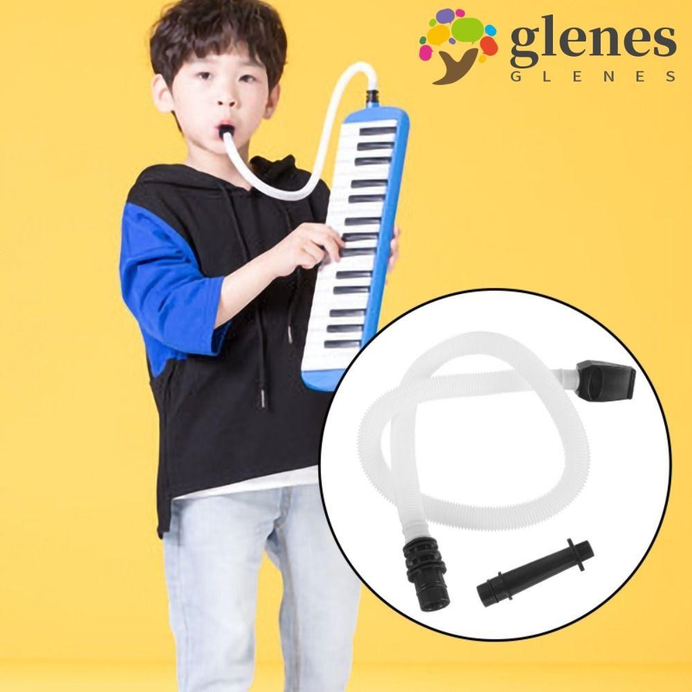 GLENES Melodica Flexible Tube, ABS Currency Melodica Tube Mouth ...