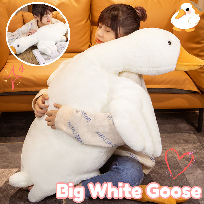 50/90/130/160CM Plush Toys Long Sleeping Pillow Large Goose Doll Soft ...