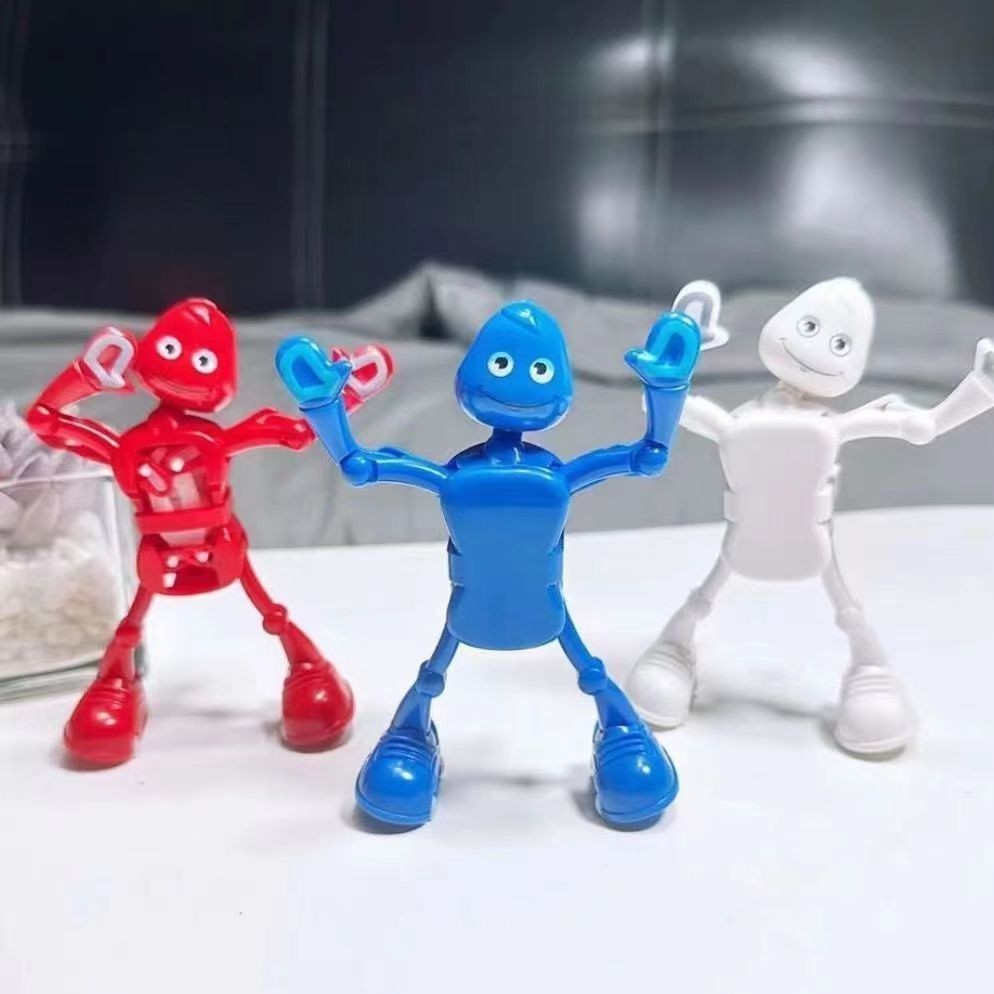 HTP7 Dancing Robot Wind-up Spring Toy Dancing Villain Swing Split ...