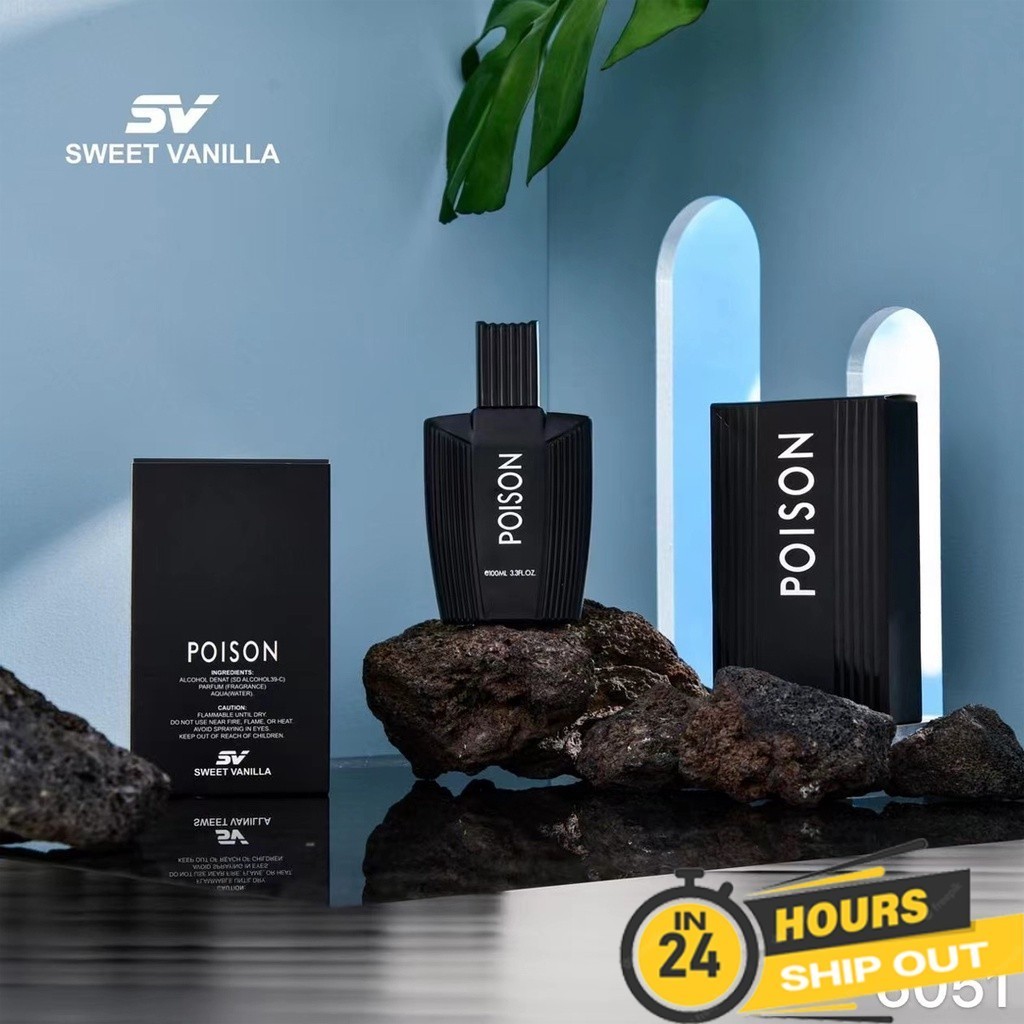 Poison Perfume For Men 100ml Oil Based Long Lasting Cod Perfumes Eau de ...