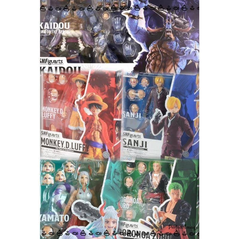 Bandai shf Monkey d Luffy Straw Hat Zoro Sanji Yamato Beasts Kaido ...