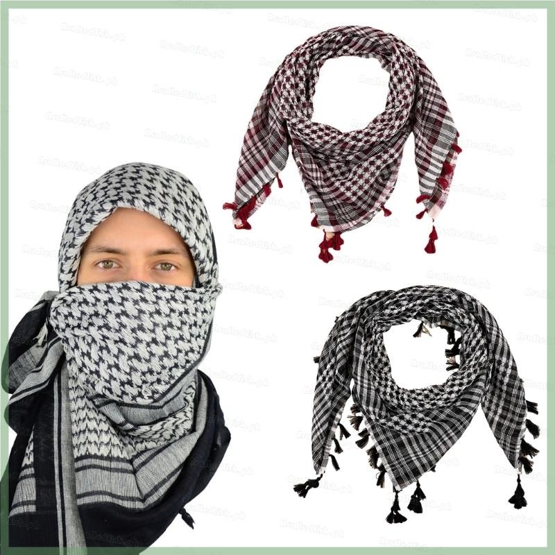 As Stylish Arab Keffiyeh Shemagh Scarf Arabian Dubai Neck Shawl Desert ...