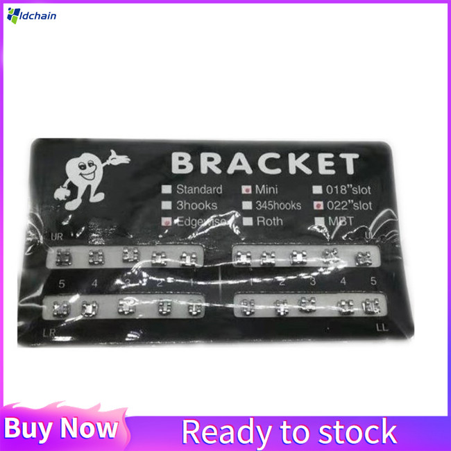 Big Sale! 20Pcs Dental Orthodontic Brackets Metal Tooth Brace Brackets ...