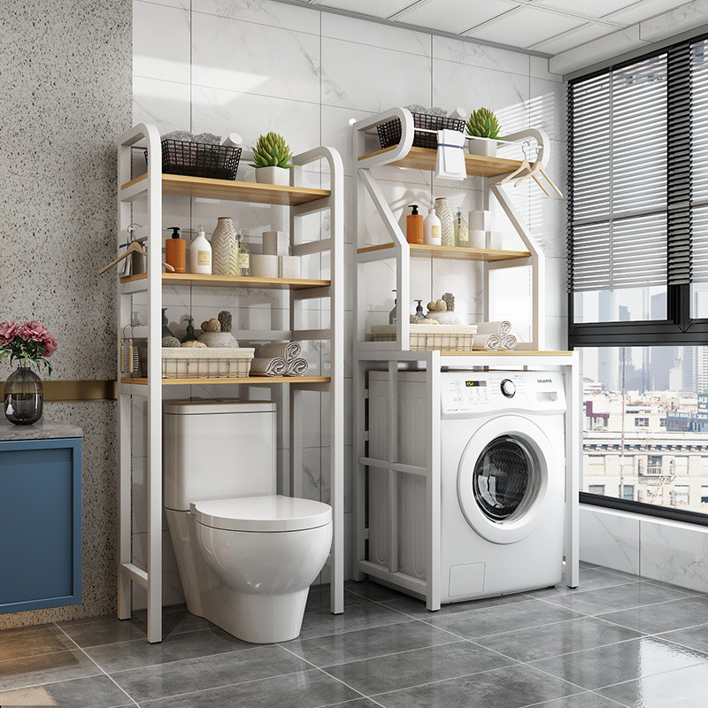 Washing Machine Storage Rack Drum Bathroom Floor Flip Cover Top Opening ...