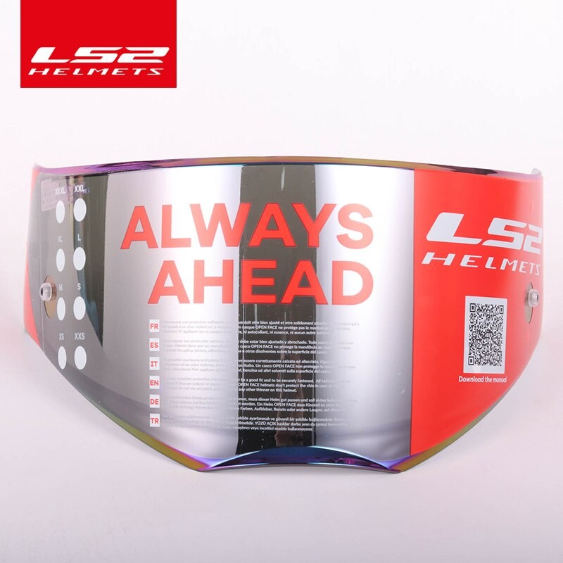 [ReadyStock]Original LS2 FF390 Helmet Visor Clear / Dark Smoke / Silver ...