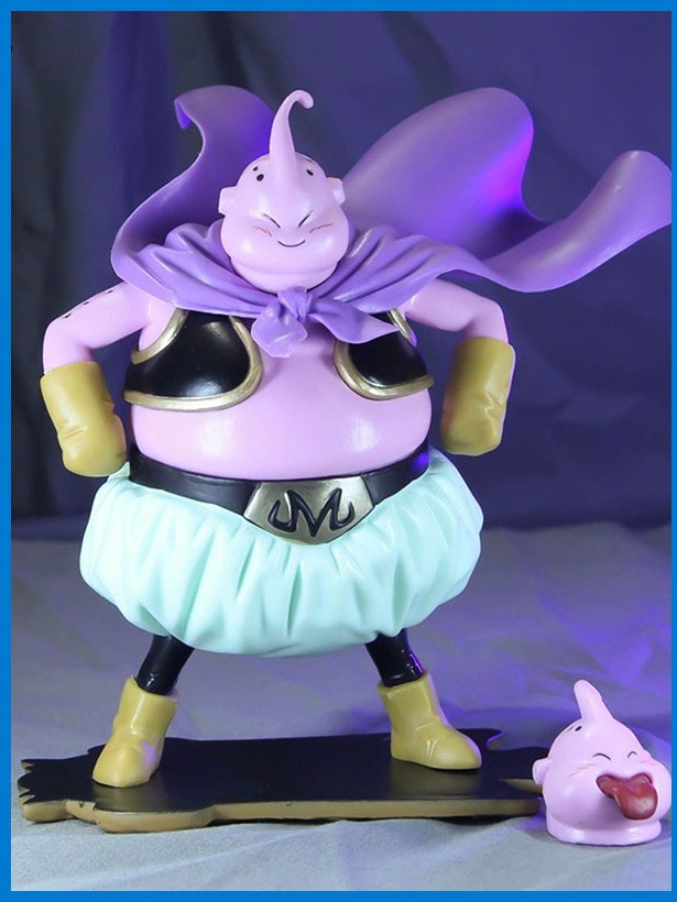 KTS Dragon Ball Z Fat Buu Figure 15cm Majin Buu with 2 Heads Boo Pvc Gk ...