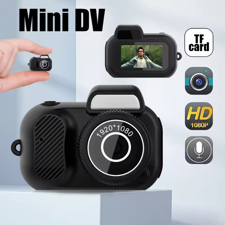 2025 Mini Camera With 0.96in Screen CMOS Indoor Home Outdoor 1080P ...