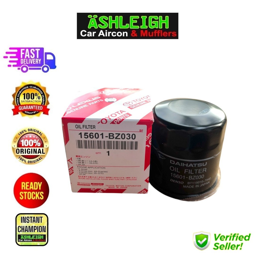 Oil Filter Toyota Wigo / Rush / Raize / Avanza (All Year) 15601-BZ030 ...