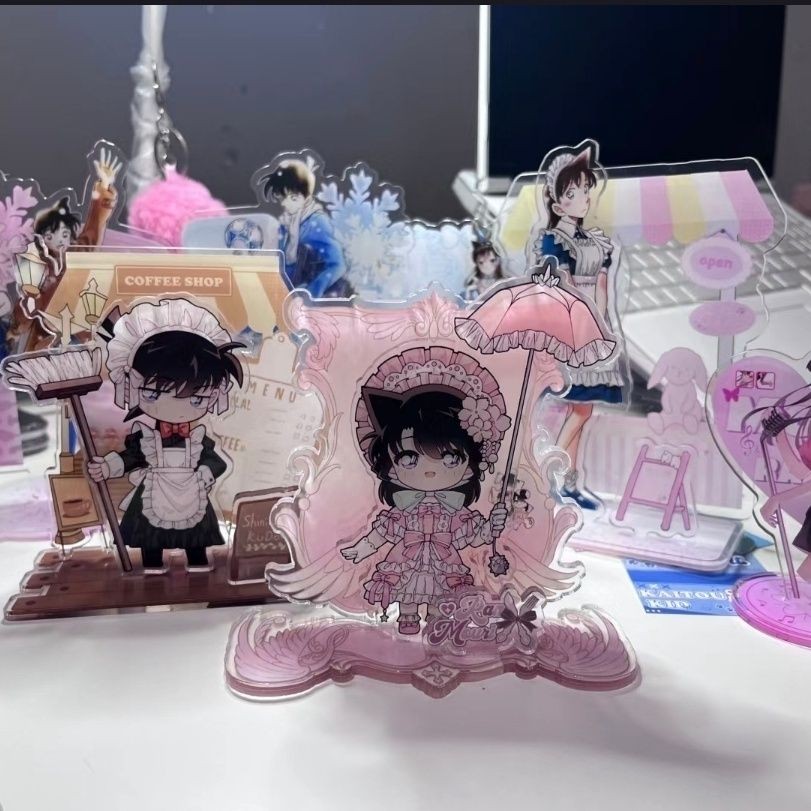 Detective Conan Q Version Acrylic Stand Kudou Shinichi Figure Display ...