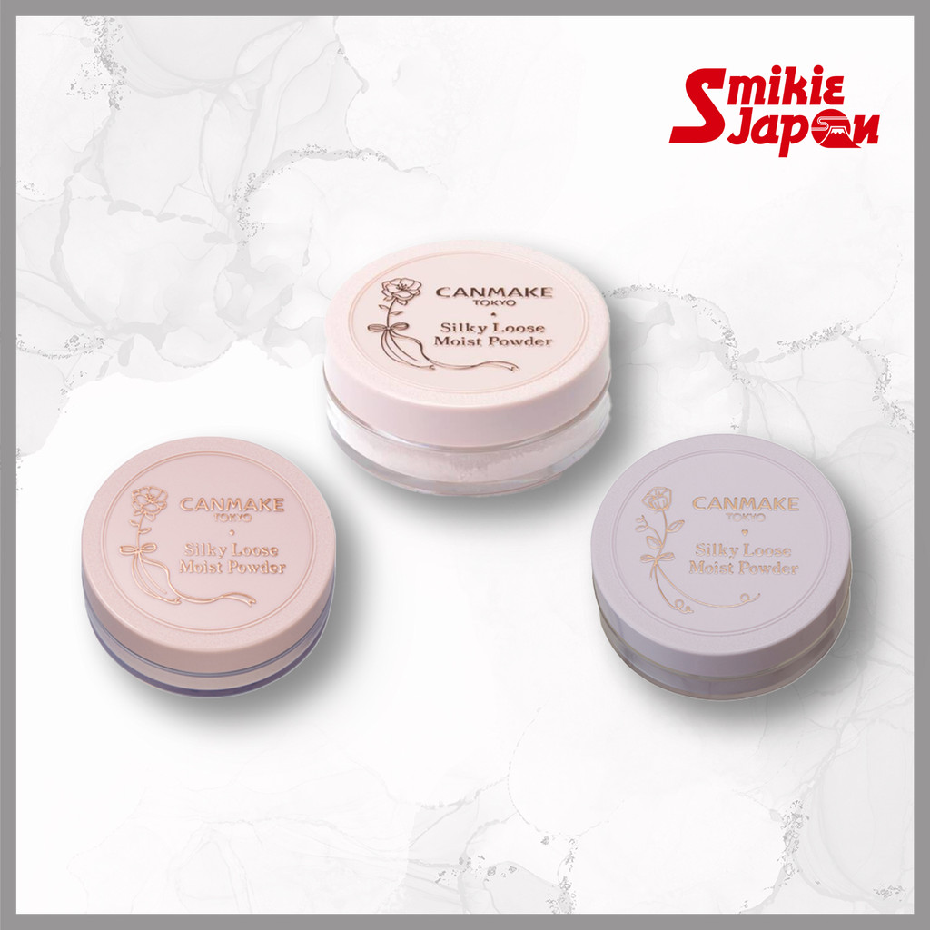 CANMAKE Silky Loose Moist Powder - Silky Beige, Sheer Lavender, Luster ...
