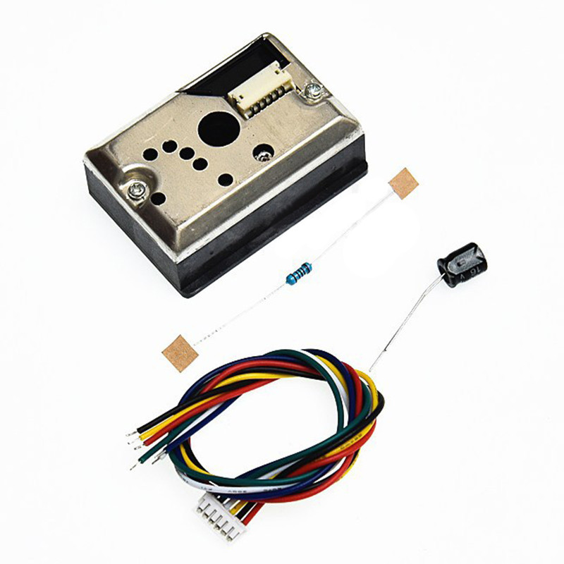 GP2Y1014AU Compact Optical Dust Sensor Smoke Particle Sensor With Cable ...
