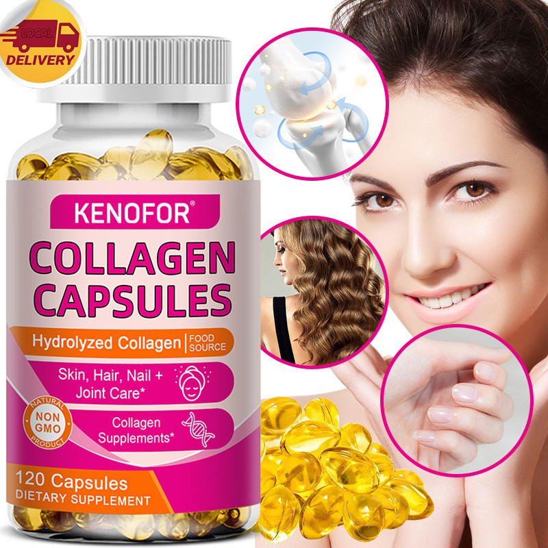 KENOFOR Organic Collagen Generating Capsules for Healthy Hair and Skin ...
