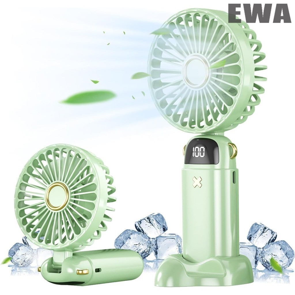 6000mAh USB Outdoor Foldable Portable Handheld Fan Classroom Office ...